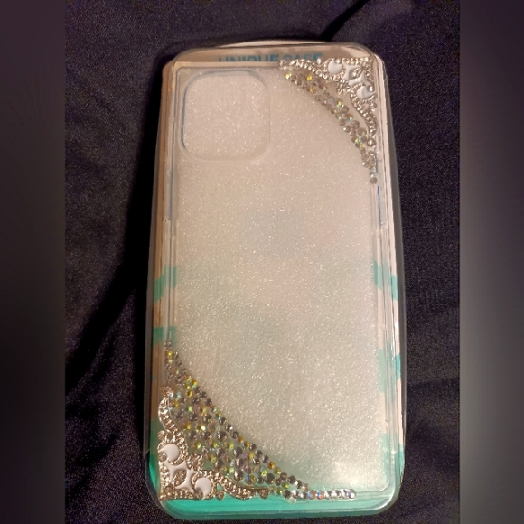 Cell Phones & Accessories | Iphone 12 Pro Max Clear Case With Sliver ...